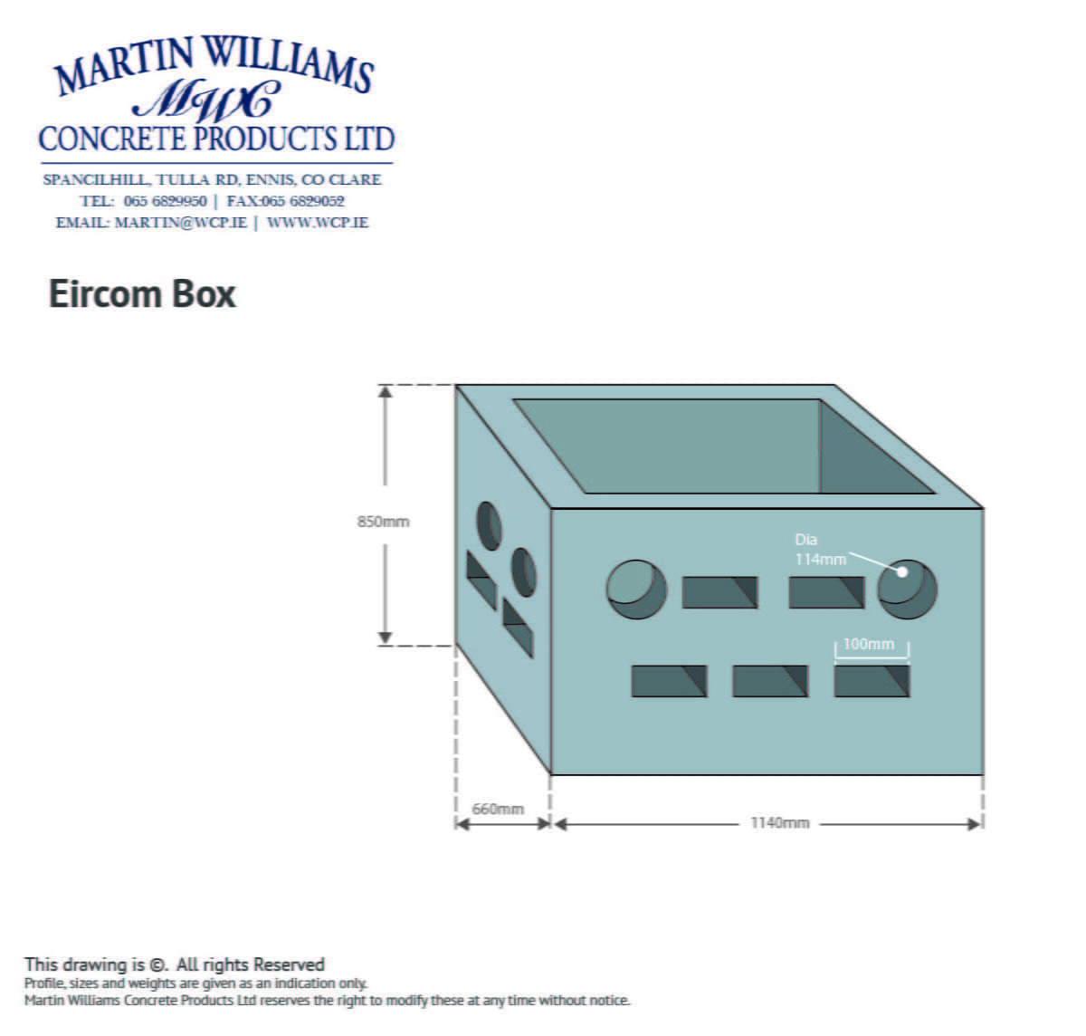 Utility Boxes – Williams Concrete Products